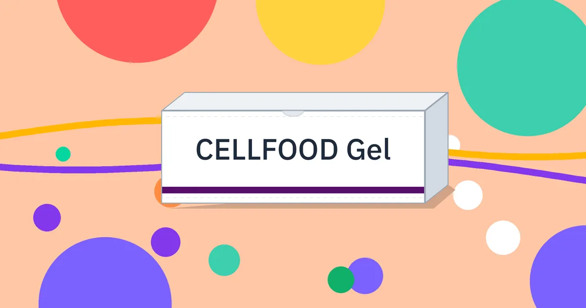 Symbolbild: Packung mit der Aufschrift CELLFOOD Gel (PZN 09528820) – Verfügbarkeit und Bezug in Apotheken in Frankfurt am Main