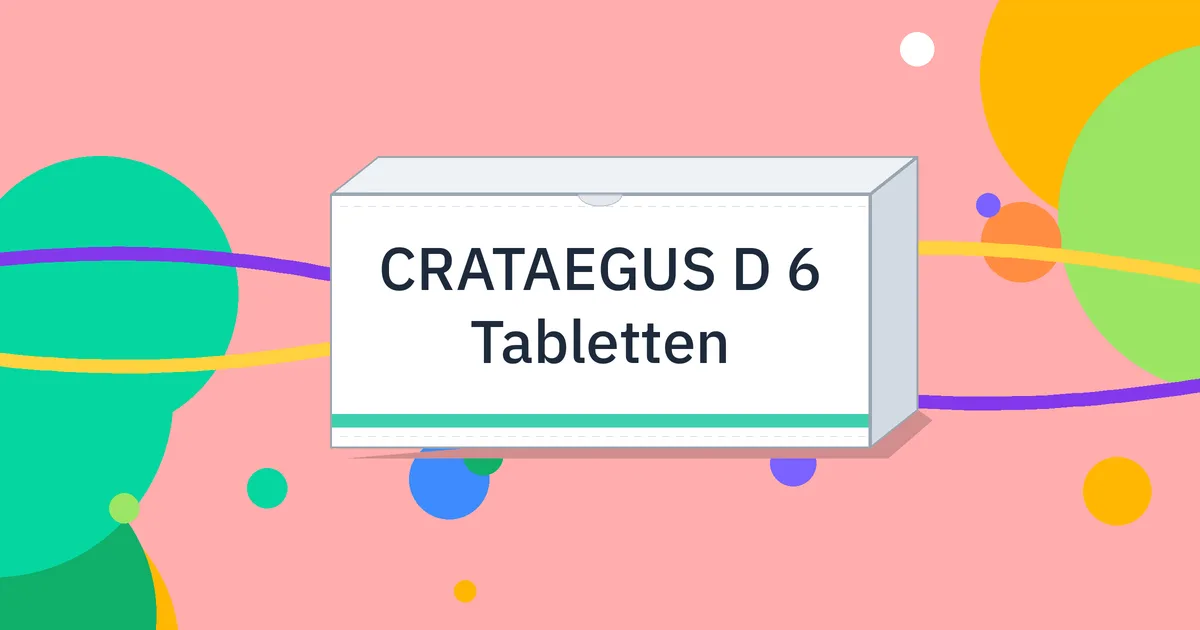 Symbolbild: Packung mit der Aufschrift CRATAEGUS D 6 Tabletten (PZN 02113441) – Verfügbarkeit und Bezug in Apotheken in Frankfurt am Main