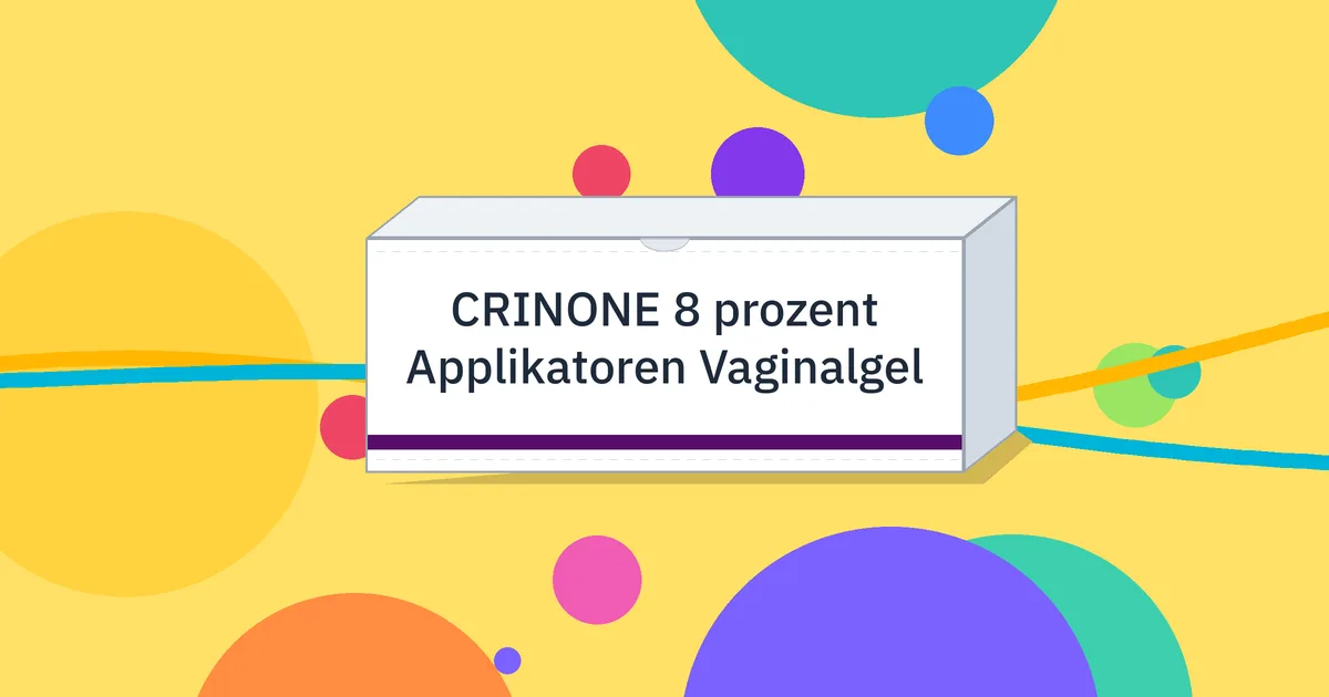 Symbolbild: Packung mit der Aufschrift CRINONE 8 prozent Applikatoren Vaginalgel (PZN 01916959) – Verfügbarkeit und Bezug in Apotheken in Frankfurt am Main