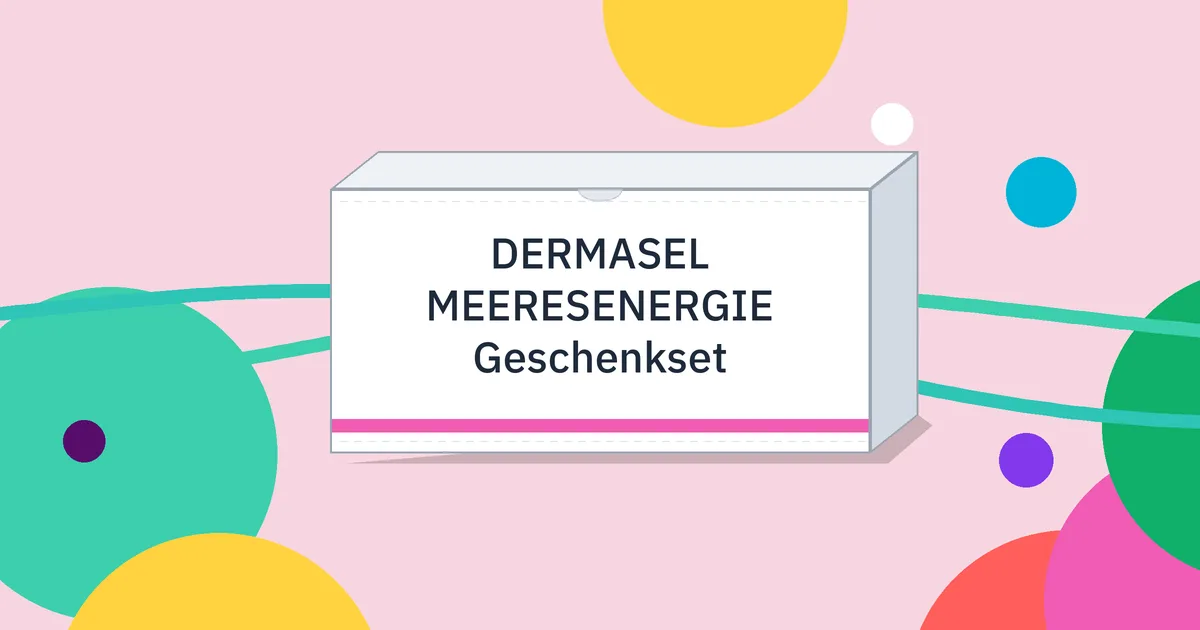 Symbolbild: Packung mit der Aufschrift DERMASEL MEERESENERGIE Geschenkset (PZN 01154136) – Verfügbarkeit und Bezug in Apotheken in Frankfurt am Main