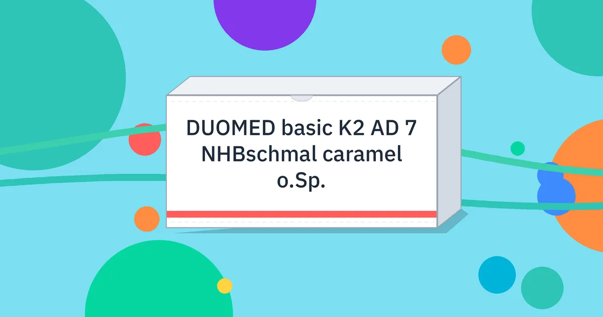Symbolbild: Packung mit der Aufschrift DUOMED basic K2 AD 7 NHBschmal caramel o.Sp. (PZN 20907009) – Verfügbarkeit und Bezug in Apotheken in Frankfurt am Main