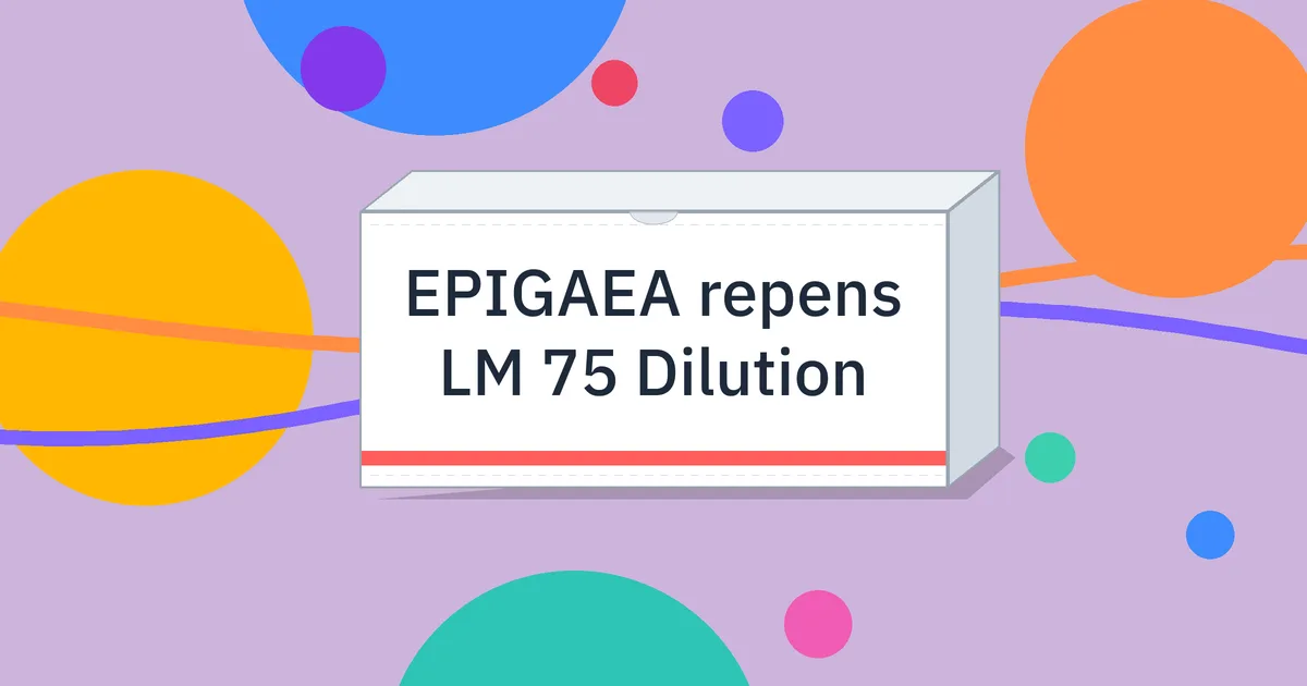Symbolbild: Packung mit der Aufschrift EPIGAEA repens LM 75 Dilution (PZN 13471899) – Verfügbarkeit und Bezug in Apotheken in Frankfurt am Main