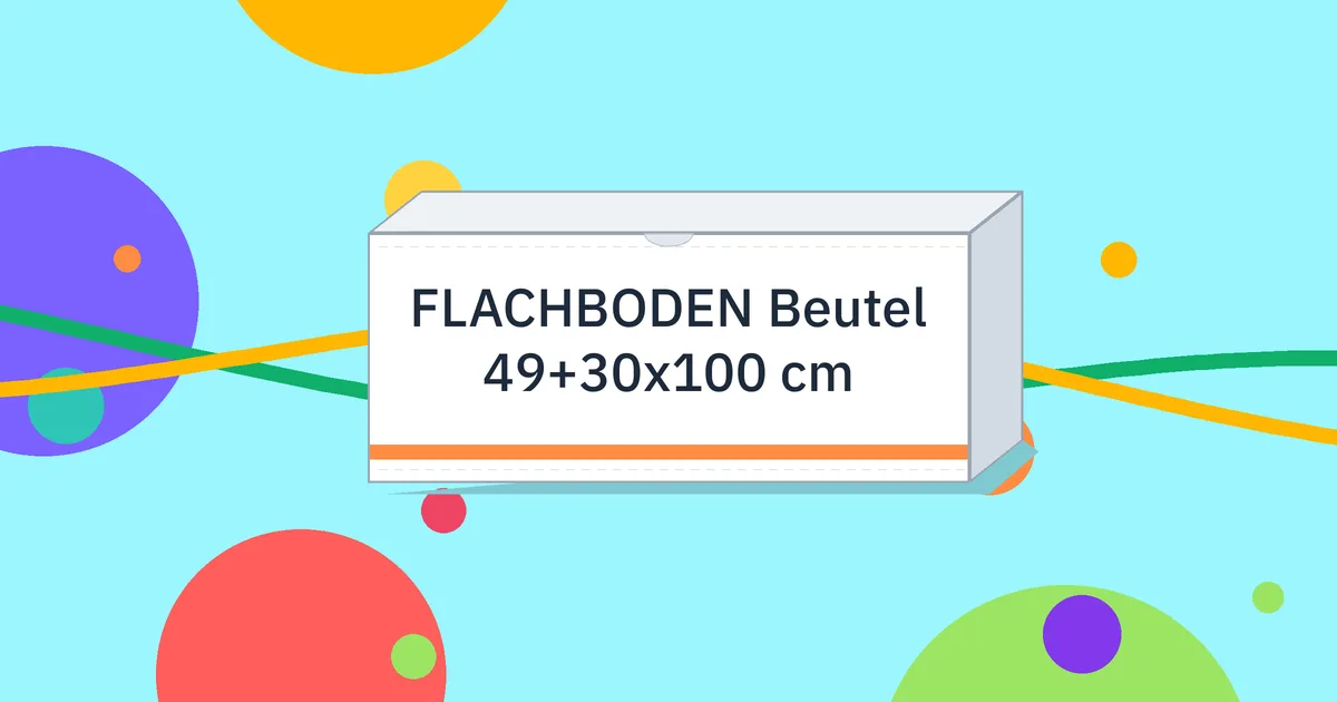 Symbolbild: Packung mit der Aufschrift FLACHBODEN Beutel 49+30x100 cm (PZN 07598147) – Verfügbarkeit und Bezug in Apotheken in Frankfurt am Main