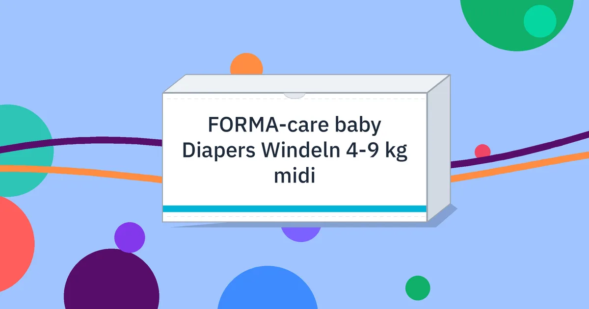 Symbolbild: Packung mit der Aufschrift FORMA-care baby Diapers Windeln 4-9 kg midi (PZN 19385221) – Verfügbarkeit und Bezug in Apotheken in Frankfurt am Main
