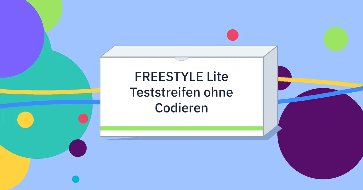 Symbolbild: Packung mit der Aufschrift FREESTYLE Lite Teststreifen ohne Codieren (PZN 01099911) – Verfügbarkeit und Bezug in Apotheken in Frankfurt am Main