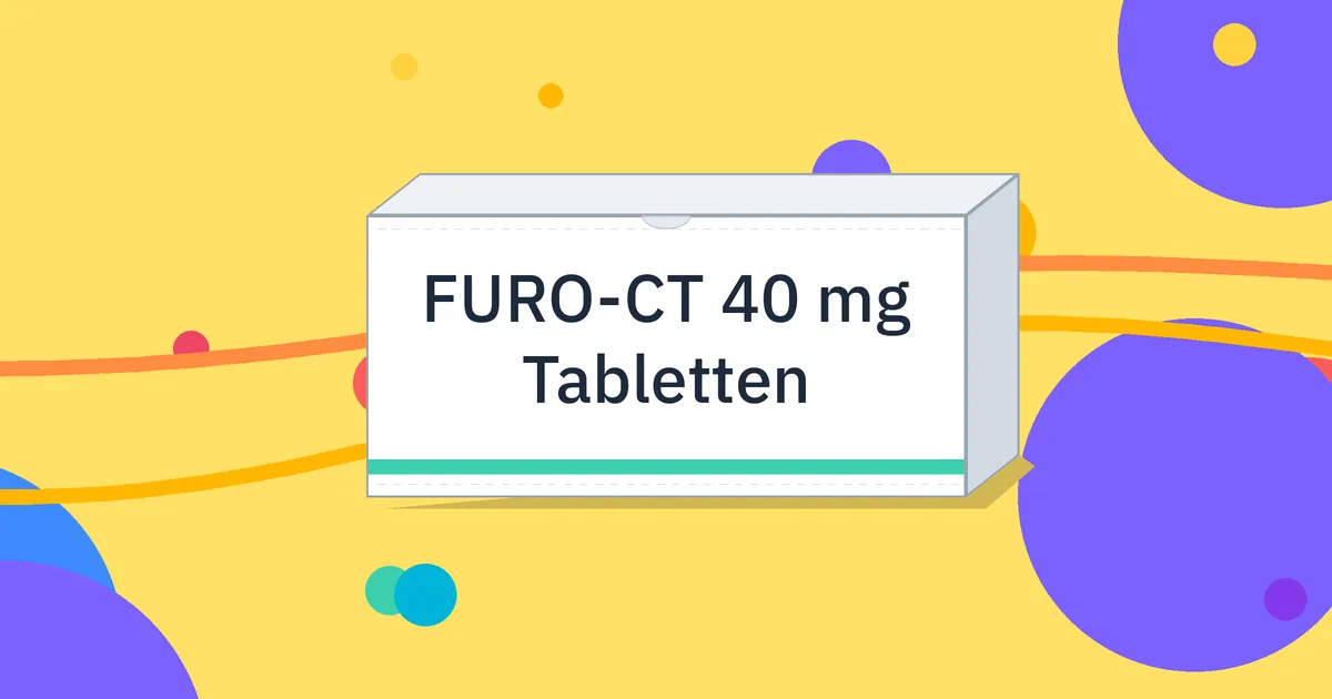Symbolbild: Packung mit der Aufschrift FURO-CT 40 mg Tabletten (PZN 04258540) – Verfügbarkeit und Bezug in Apotheken in Frankfurt am Main