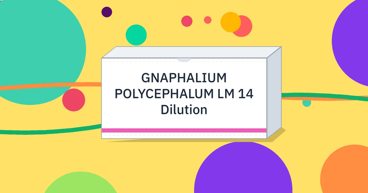 Symbolbild: Packung mit der Aufschrift GNAPHALIUM POLYCEPHALUM LM 14 Dilution (PZN 13545132) – Verfügbarkeit und Bezug in Apotheken in Frankfurt am Main