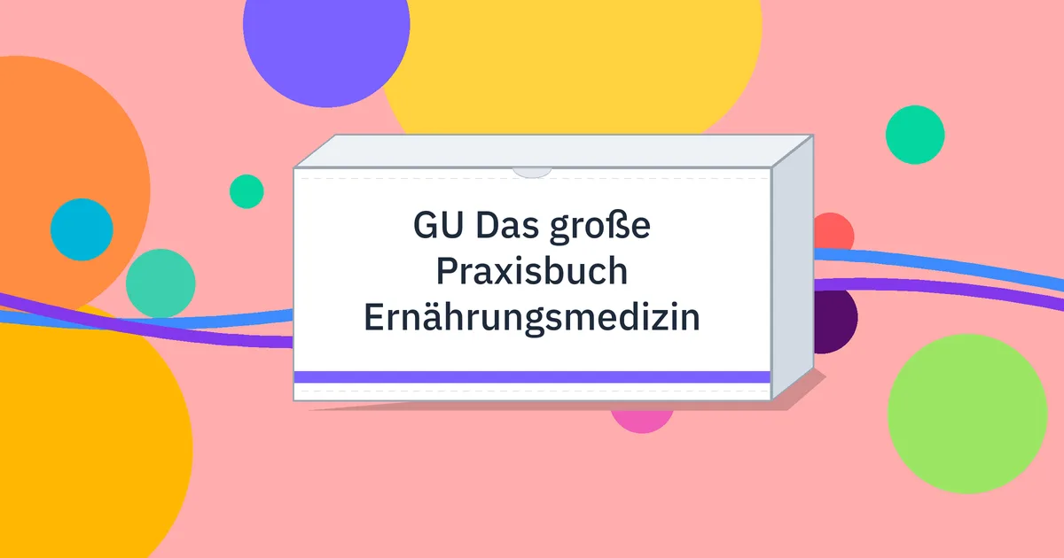 Symbolbild: Packung mit der Aufschrift GU Das große Praxisbuch Ernährungsmedizin (PZN 17823817) – Verfügbarkeit und Bezug in Apotheken in Frankfurt am Main