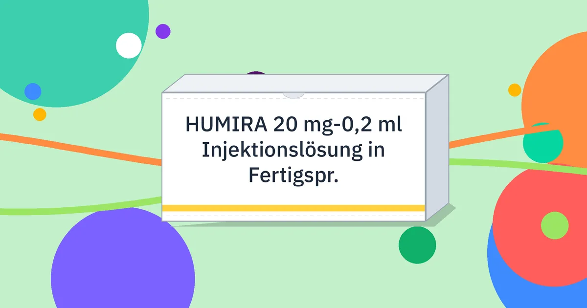 Symbolbild: Packung mit der Aufschrift HUMIRA 20 mg-0,2 ml Injektionslösung in Fertigspr. (PZN 18874395) – Verfügbarkeit und Bezug in Apotheken in Frankfurt am Main
