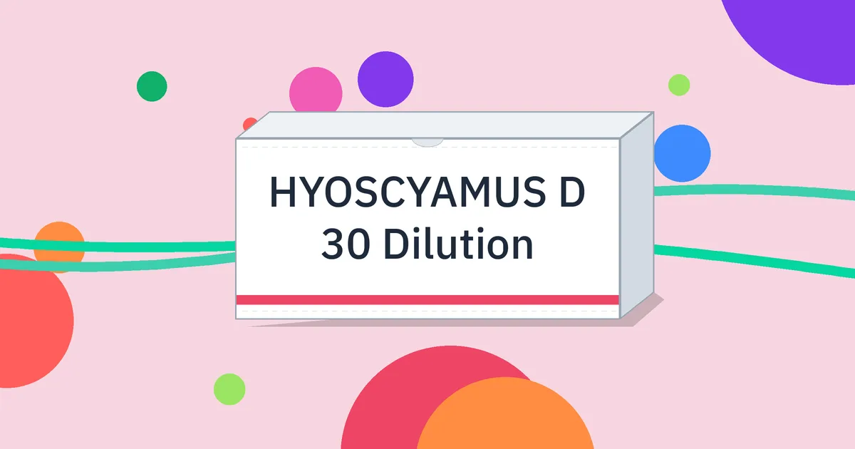 Symbolbild: Packung mit der Aufschrift HYOSCYAMUS D 30 Dilution (PZN 02615154) – Verfügbarkeit und Bezug in Apotheken in Frankfurt am Main