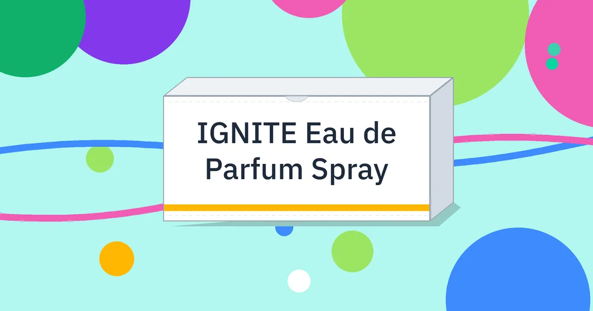 Symbolbild: Packung mit der Aufschrift IGNITE Eau de Parfum Spray (PZN 03528090) – Verfügbarkeit und Bezug in Apotheken in Frankfurt am Main