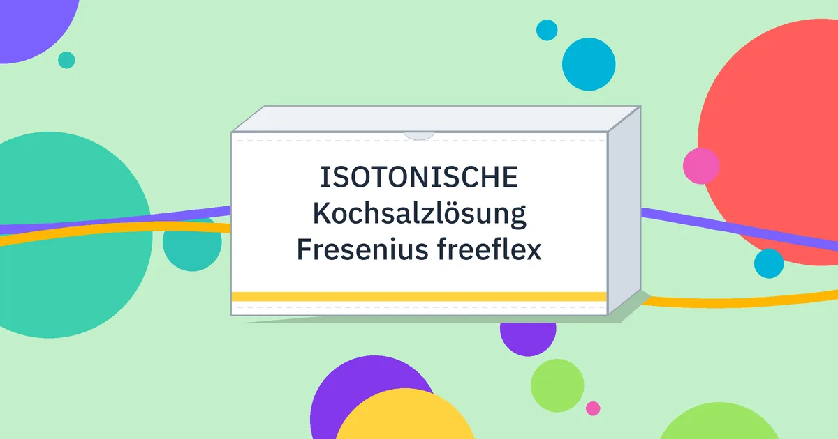 Symbolbild: Packung mit der Aufschrift ISOTONISCHE Kochsalzlösung Fresenius freeflex (PZN 04946530) – Verfügbarkeit und Bezug in Apotheken in Frankfurt am Main