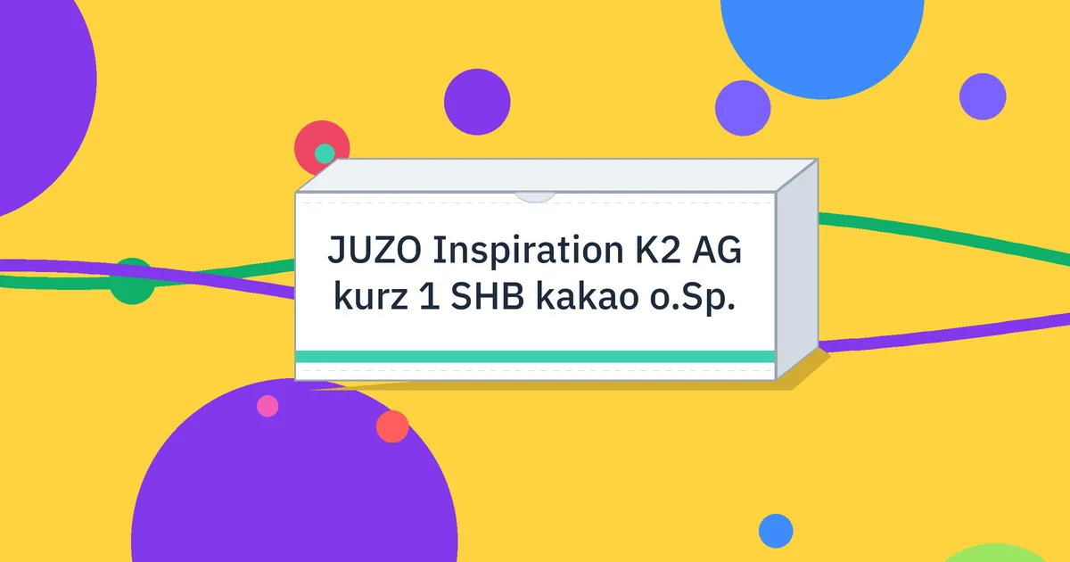 Symbolbild: Packung mit der Aufschrift JUZO Inspiration K2 AG kurz 1 SHB kakao o.Sp. (PZN 14920313) – Verfügbarkeit und Bezug in Apotheken in Frankfurt am Main