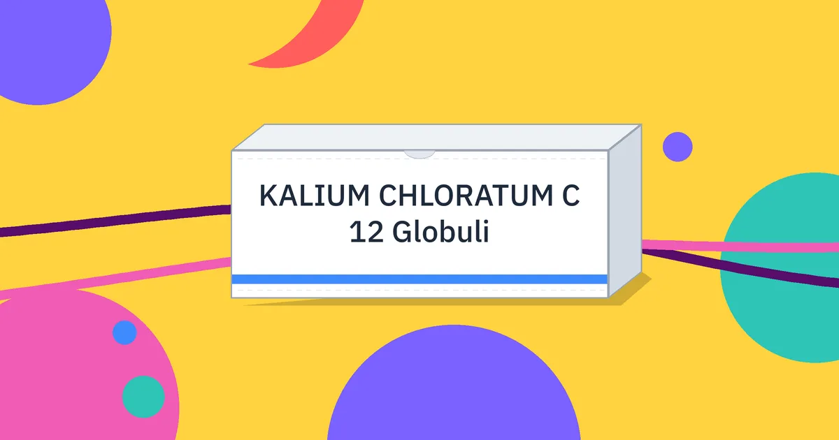 Symbolbild: Packung mit der Aufschrift KALIUM CHLORATUM C 12 Globuli (PZN 00000916) – Verfügbarkeit und Bezug in Apotheken in Frankfurt am Main