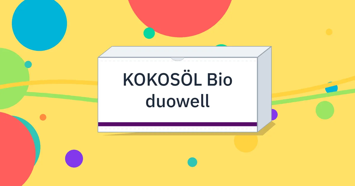 Symbolbild: Packung mit der Aufschrift KOKOSÖL Bio duowell (PZN 13657049) – Verfügbarkeit und Bezug in Apotheken in Frankfurt am Main