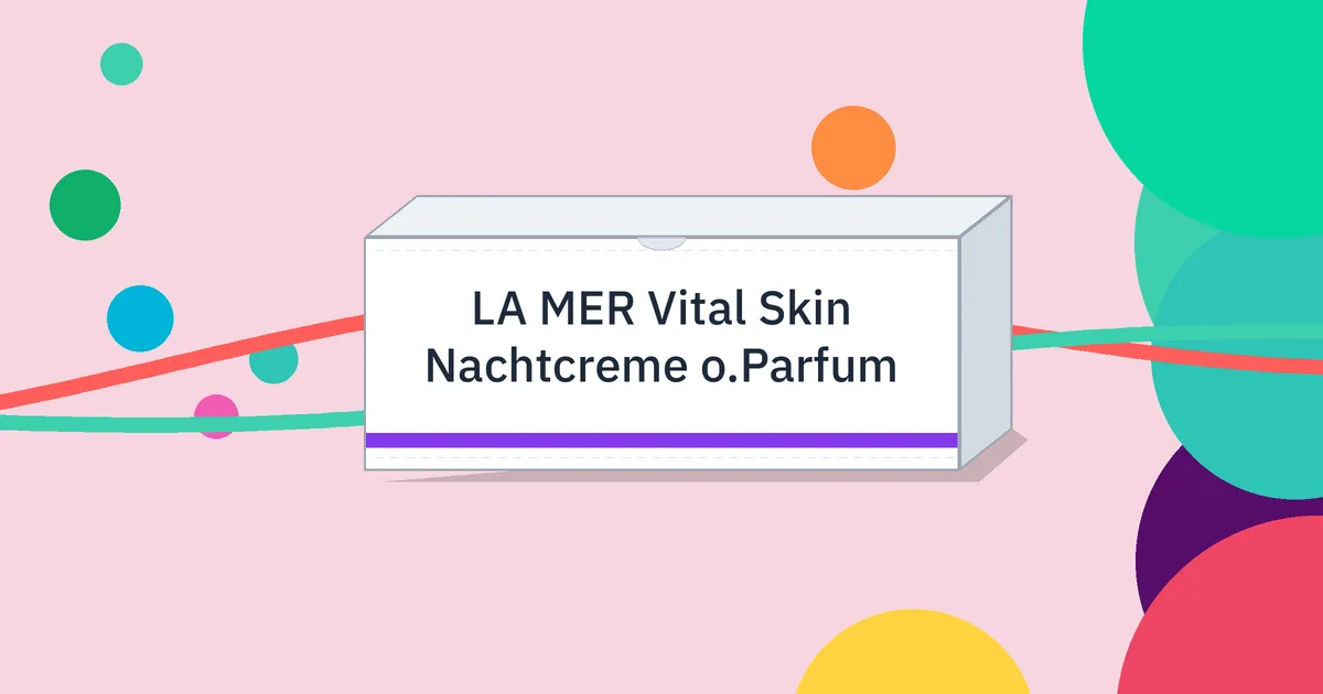 Symbolbild: Packung mit der Aufschrift LA MER Vital Skin Nachtcreme o.Parfum (PZN 20062871) – Verfügbarkeit und Bezug in Apotheken in Frankfurt am Main