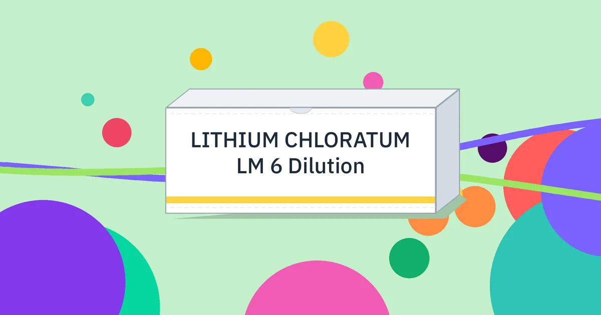 Symbolbild: Packung mit der Aufschrift LITHIUM CHLORATUM LM 6 Dilution (PZN 12931933) – Verfügbarkeit und Bezug in Apotheken in Frankfurt am Main