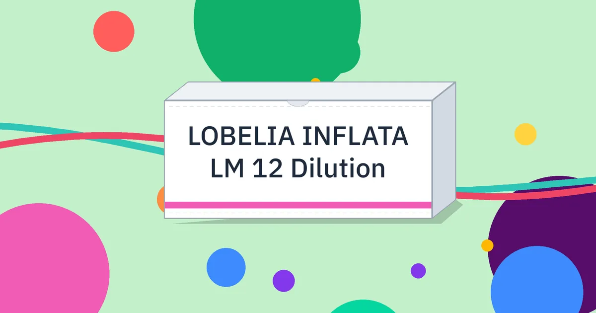 Symbolbild: Packung mit der Aufschrift LOBELIA INFLATA LM 12 Dilution (PZN 13533838) – Verfügbarkeit und Bezug in Apotheken in Frankfurt am Main