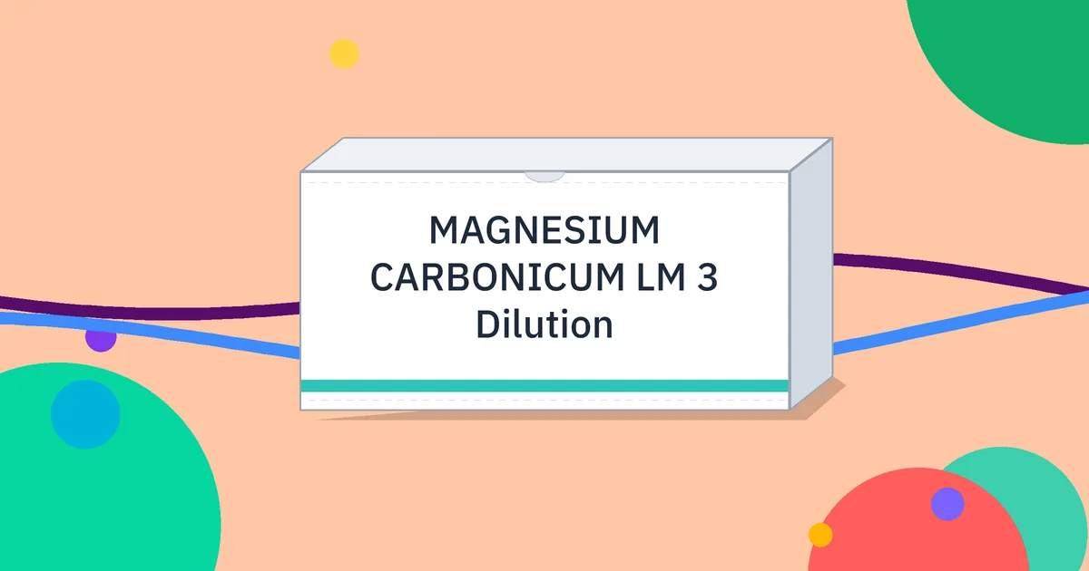 Symbolbild: Packung mit der Aufschrift MAGNESIUM CARBONICUM LM 3 Dilution (PZN 12936942) – Verfügbarkeit und Bezug in Apotheken in Frankfurt am Main