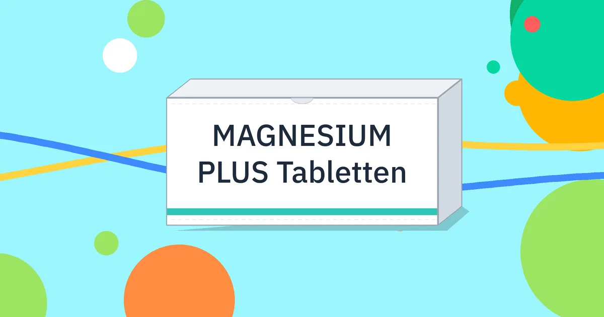 Symbolbild: Packung mit der Aufschrift MAGNESIUM PLUS Tabletten (PZN 15660618) – Verfügbarkeit und Bezug in Apotheken in Frankfurt am Main