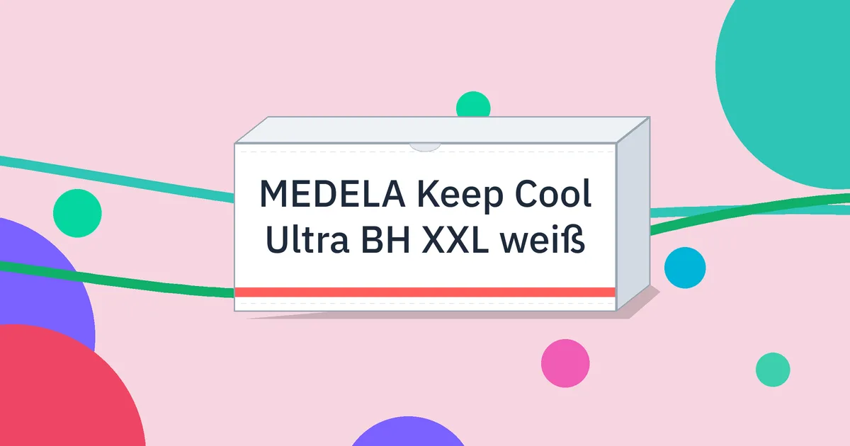 Symbolbild: Packung mit der Aufschrift MEDELA Keep Cool Ultra BH XXL weiß (PZN 18834303) – Verfügbarkeit und Bezug in Apotheken in Frankfurt am Main