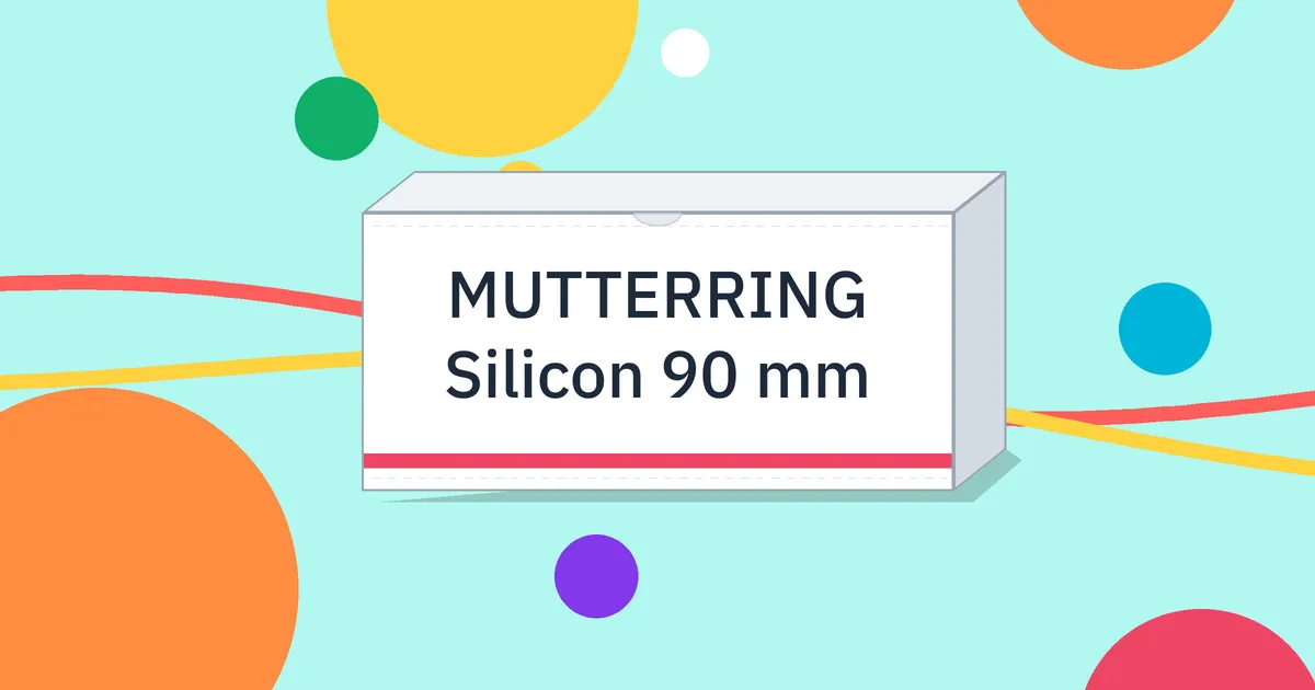 Symbolbild: Packung mit der Aufschrift MUTTERRING Silicon 90 mm (PZN 00612571) – Verfügbarkeit und Bezug in Apotheken in Frankfurt am Main