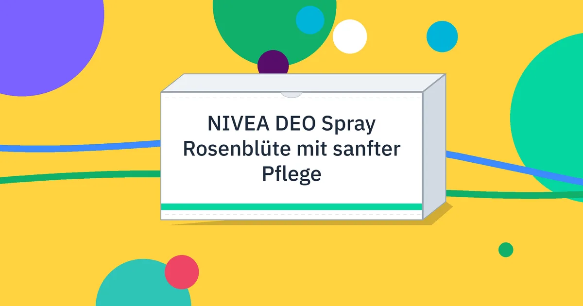 Symbolbild: Packung mit der Aufschrift NIVEA DEO Spray Rosenblüte mit sanfter Pflege (PZN 17626301) – Verfügbarkeit und Bezug in Apotheken in Frankfurt am Main