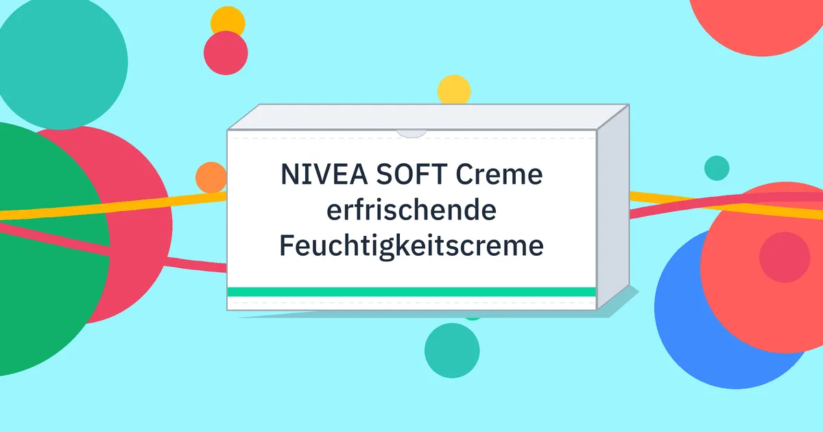 Symbolbild: Packung mit der Aufschrift NIVEA SOFT Creme erfrischende Feuchtigkeitscreme (PZN 18207138) – Verfügbarkeit und Bezug in Apotheken in Frankfurt am Main