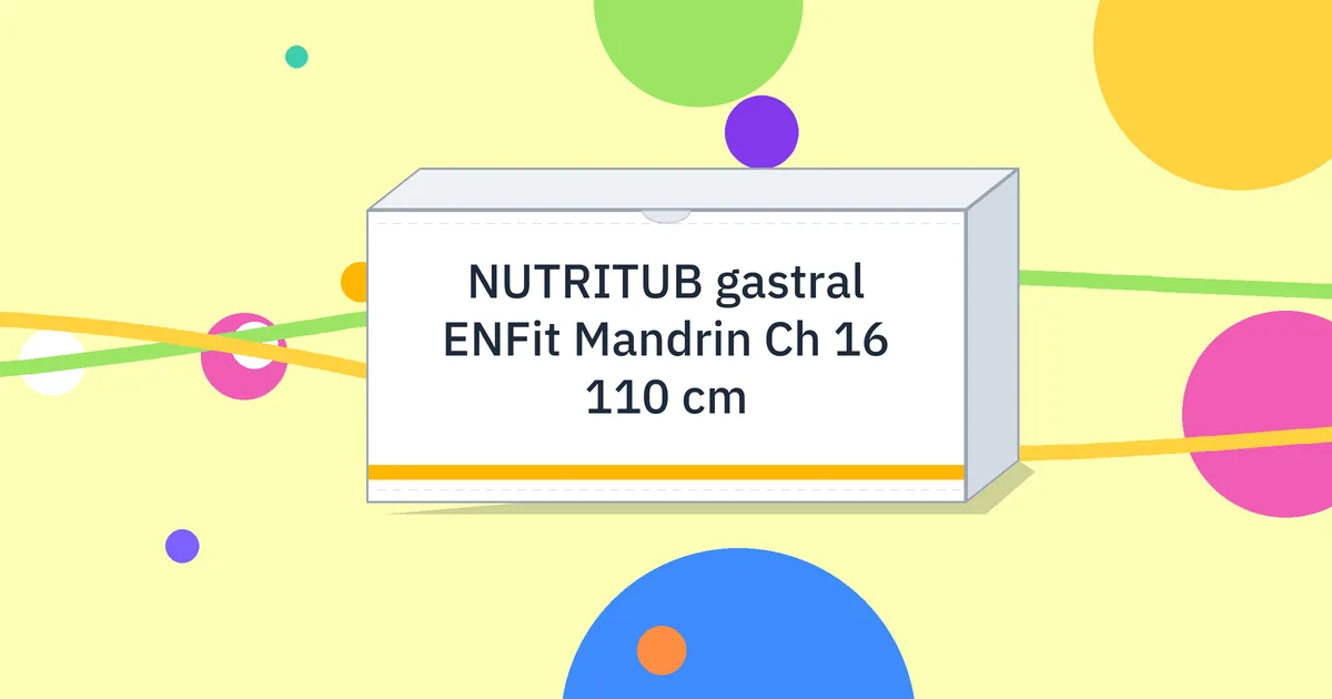 Symbolbild: Packung mit der Aufschrift NUTRITUB gastral ENFit Mandrin Ch 16 110 cm (PZN 19098510) – Verfügbarkeit und Bezug in Apotheken in Frankfurt am Main