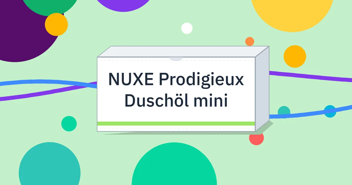 Symbolbild: Packung mit der Aufschrift NUXE Prodigieux Duschöl mini (PZN 14277596) – Verfügbarkeit und Bezug in Apotheken in Frankfurt am Main