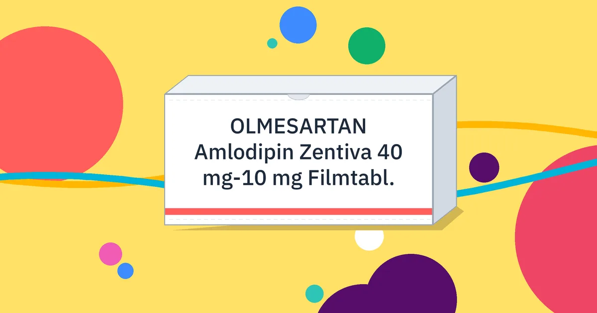 Symbolbild: Packung mit der Aufschrift OLMESARTAN Amlodipin Zentiva 40 mg-10 mg Filmtabl. (PZN 13895665) – Verfügbarkeit und Bezug in Apotheken in Frankfurt am Main