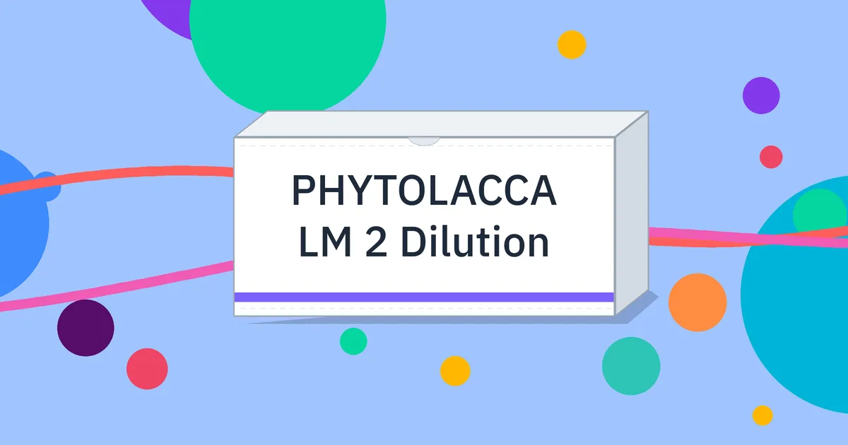 Symbolbild: Packung mit der Aufschrift PHYTOLACCA LM 2 Dilution (PZN 13036152) – Verfügbarkeit und Bezug in Apotheken in Frankfurt am Main