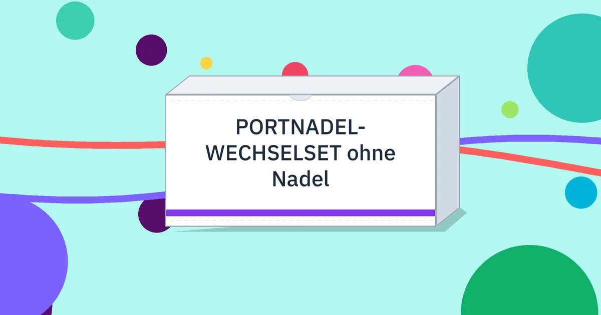 Symbolbild: Packung mit der Aufschrift PORTNADEL-WECHSELSET ohne Nadel (PZN 15239356) – Verfügbarkeit und Bezug in Apotheken in Frankfurt am Main