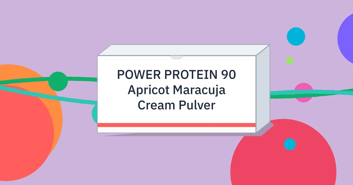 Symbolbild: Packung mit der Aufschrift POWER PROTEIN 90 Apricot Maracuja Cream Pulver (PZN 10836840) – Verfügbarkeit und Bezug in Apotheken in Frankfurt am Main