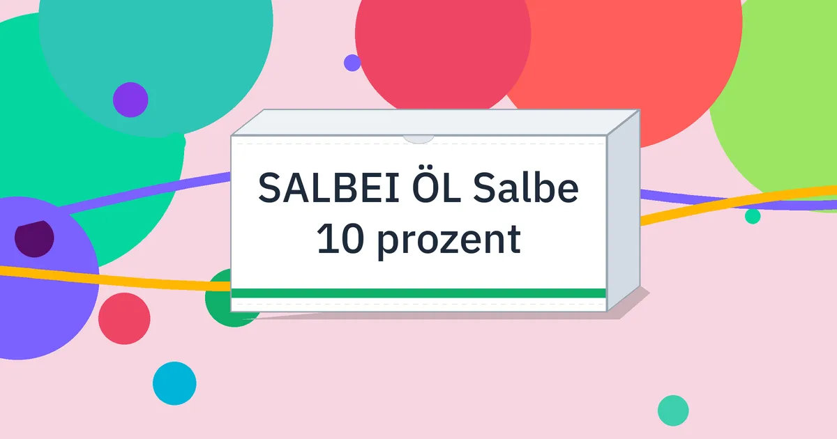 Symbolbild: Packung mit der Aufschrift SALBEI ÖL Salbe 10 prozent (PZN 18682253) – Verfügbarkeit und Bezug in Apotheken in Frankfurt am Main