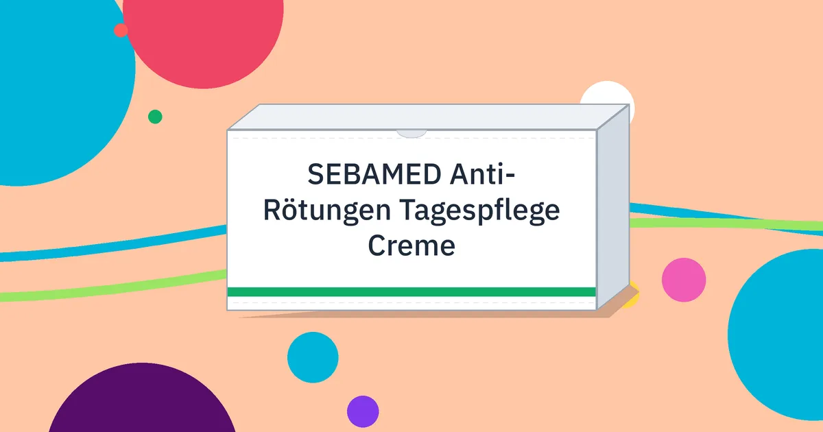 Symbolbild: Packung mit der Aufschrift SEBAMED Anti-Rötungen Tagespflege Creme (PZN 19210237) – Verfügbarkeit und Bezug in Apotheken in Frankfurt am Main