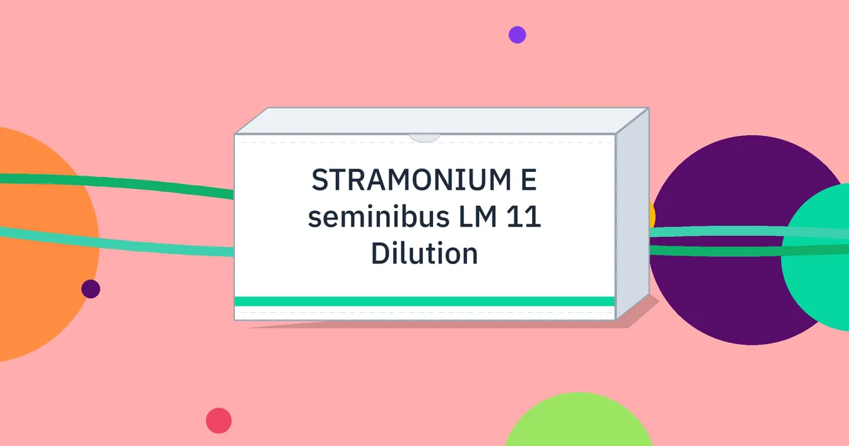 Symbolbild: Packung mit der Aufschrift STRAMONIUM E seminibus LM 11 Dilution (PZN 13202254) – Verfügbarkeit und Bezug in Apotheken in Frankfurt am Main
