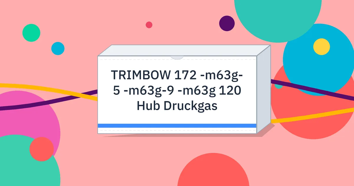 Symbolbild: Packung mit der Aufschrift TRIMBOW 172 -m63g-5 -m63g-9 -m63g 120 Hub Druckgas (PZN 19871447) – Verfügbarkeit und Bezug in Apotheken in Frankfurt am Main