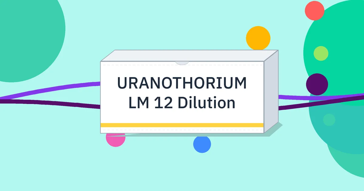 Symbolbild: Packung mit der Aufschrift URANOTHORIUM LM 12 Dilution (PZN 13256735) – Verfügbarkeit und Bezug in Apotheken in Frankfurt am Main