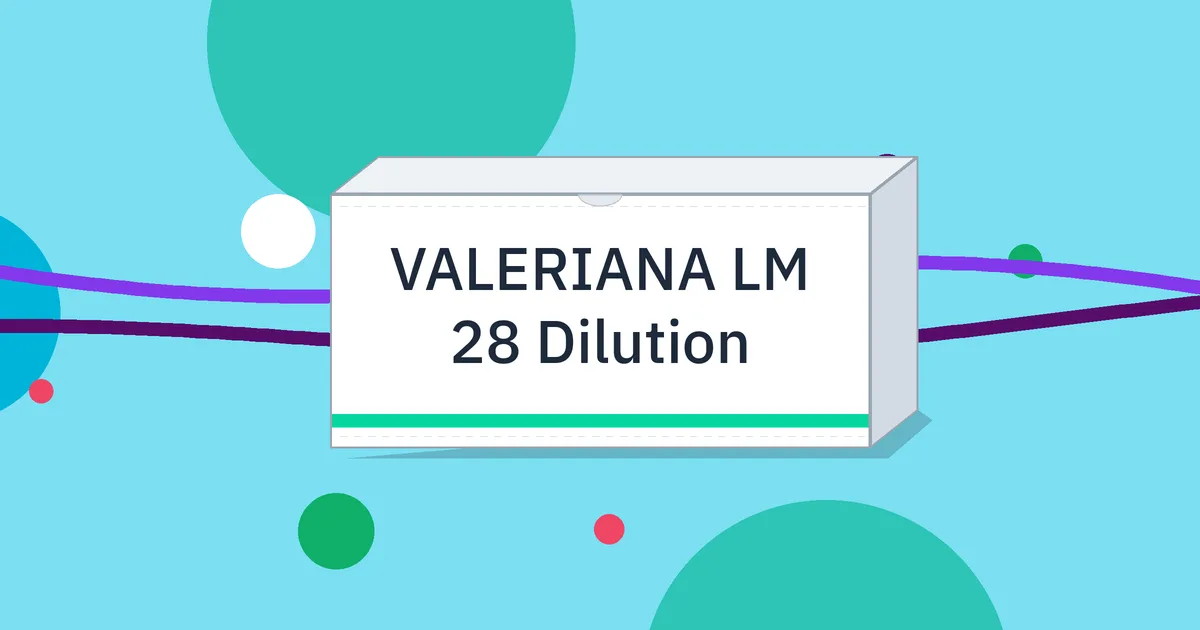 Symbolbild: Packung mit der Aufschrift VALERIANA LM 28 Dilution (PZN 13262003) – Verfügbarkeit und Bezug in Apotheken in Frankfurt am Main