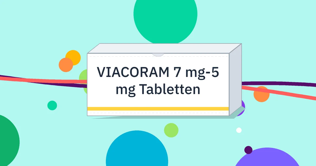 Symbolbild: Packung mit der Aufschrift VIACORAM 7 mg-5 mg Tabletten (PZN 19479933) – Verfügbarkeit und Bezug in Apotheken in Frankfurt am Main