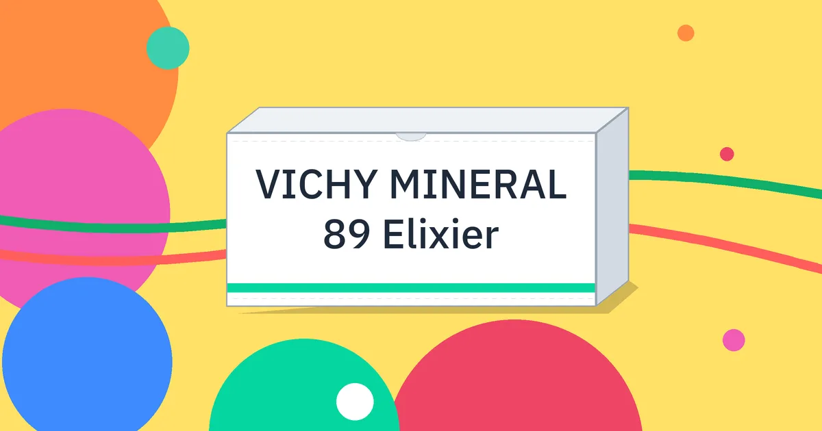 Symbolbild: Packung mit der Aufschrift VICHY MINERAL 89 Elixier (PZN 12731097) – Verfügbarkeit und Bezug in Apotheken in Frankfurt am Main