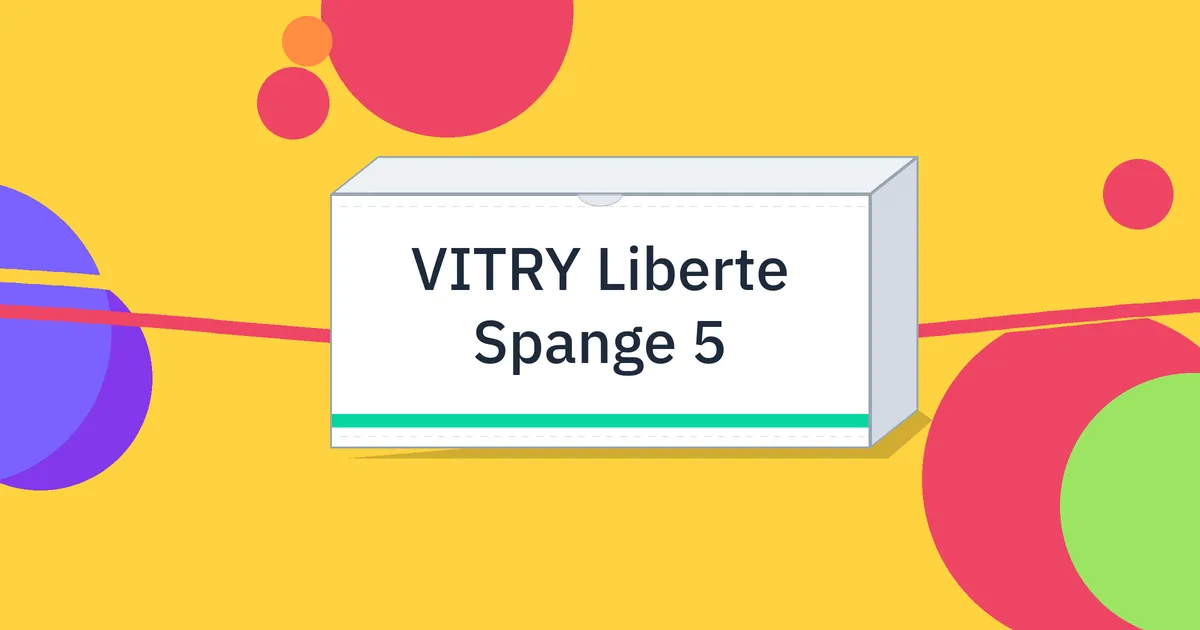 Symbolbild: Packung mit der Aufschrift VITRY Liberte Spange 5 (PZN 19066527) – Verfügbarkeit und Bezug in Apotheken in Frankfurt am Main