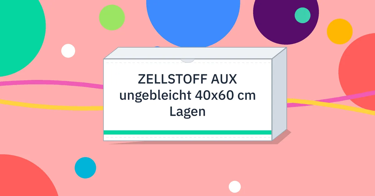 Symbolbild: Packung mit der Aufschrift ZELLSTOFF AUX ungebleicht 40x60 cm Lagen (PZN 05960064) – Verfügbarkeit und Bezug in Apotheken in Frankfurt am Main