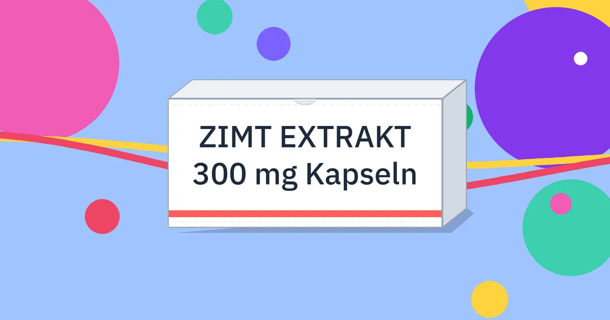 Symbolbild: Packung mit der Aufschrift ZIMT EXTRAKT 300 mg Kapseln (PZN 19642712) – Verfügbarkeit und Bezug in Apotheken in Frankfurt am Main