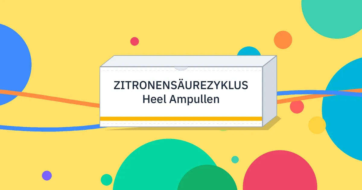 Symbolbild: Packung mit der Aufschrift ZITRONENSÄUREZYKLUS Heel Ampullen (PZN 06156128) – Verfügbarkeit und Bezug in Apotheken in Frankfurt am Main