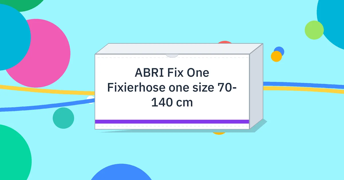 Symbolbild: Packung mit der Aufschrift ABRI Fix One Fixierhose one size 70-140 cm (PZN 07522894) – Verfügbarkeit und Bezug in Apotheken in Frankfurt am Main