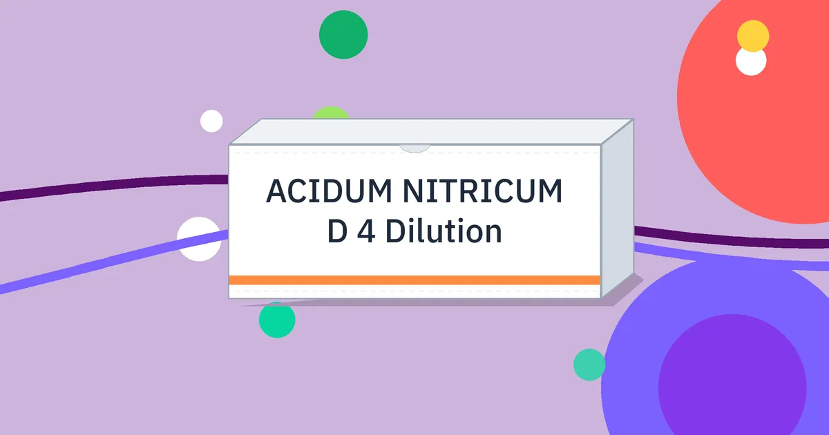 Symbolbild: Packung mit der Aufschrift ACIDUM NITRICUM D 4 Dilution (PZN 02121162) – Verfügbarkeit und Bezug in Apotheken in Frankfurt am Main