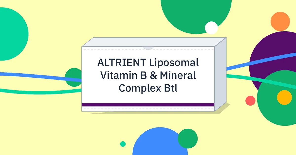 Symbolbild: Packung mit der Aufschrift ALTRIENT Liposomal Vitamin B & Mineral Complex Btl (PZN 20184746) – Verfügbarkeit und Bezug in Apotheken in Frankfurt am Main