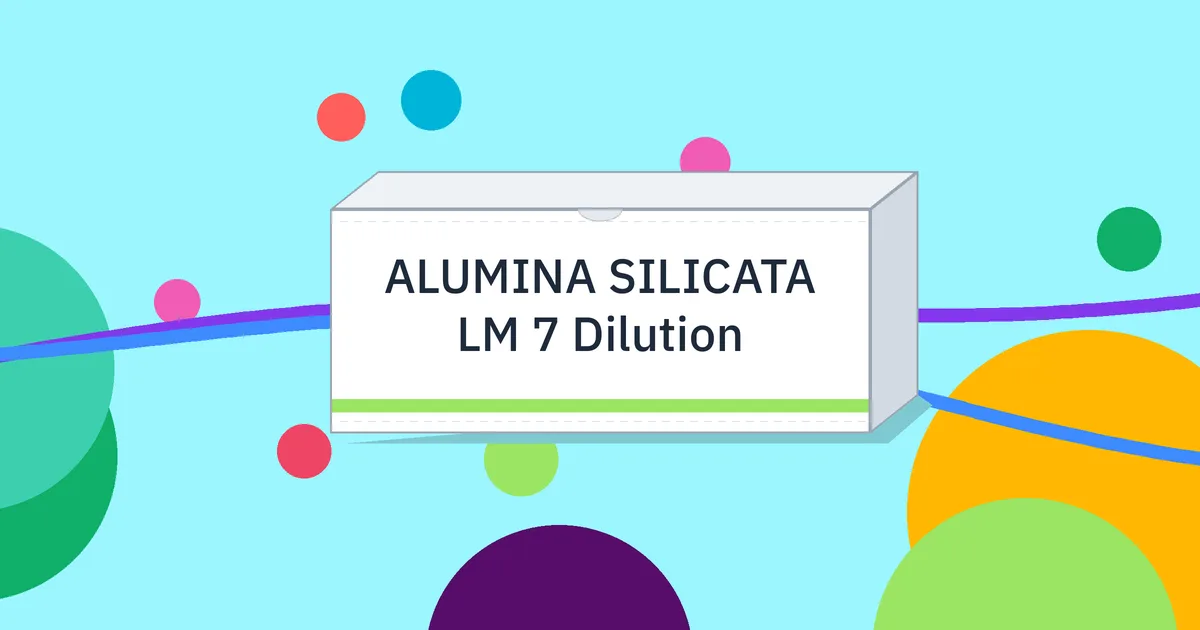 Symbolbild: Packung mit der Aufschrift ALUMINA SILICATA LM 7 Dilution (PZN 12758819) – Verfügbarkeit und Bezug in Apotheken in Frankfurt am Main